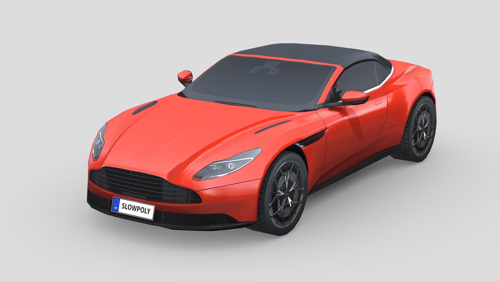 3D Model Aston Martin DB11 Volante 2019 - TurboSquid 2149736