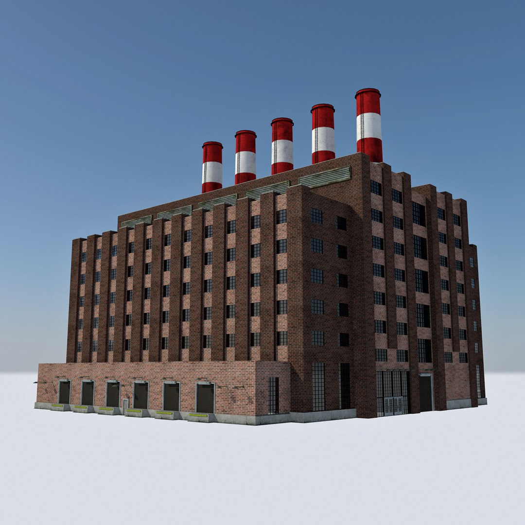 - Industrial Power Plant 3d Model