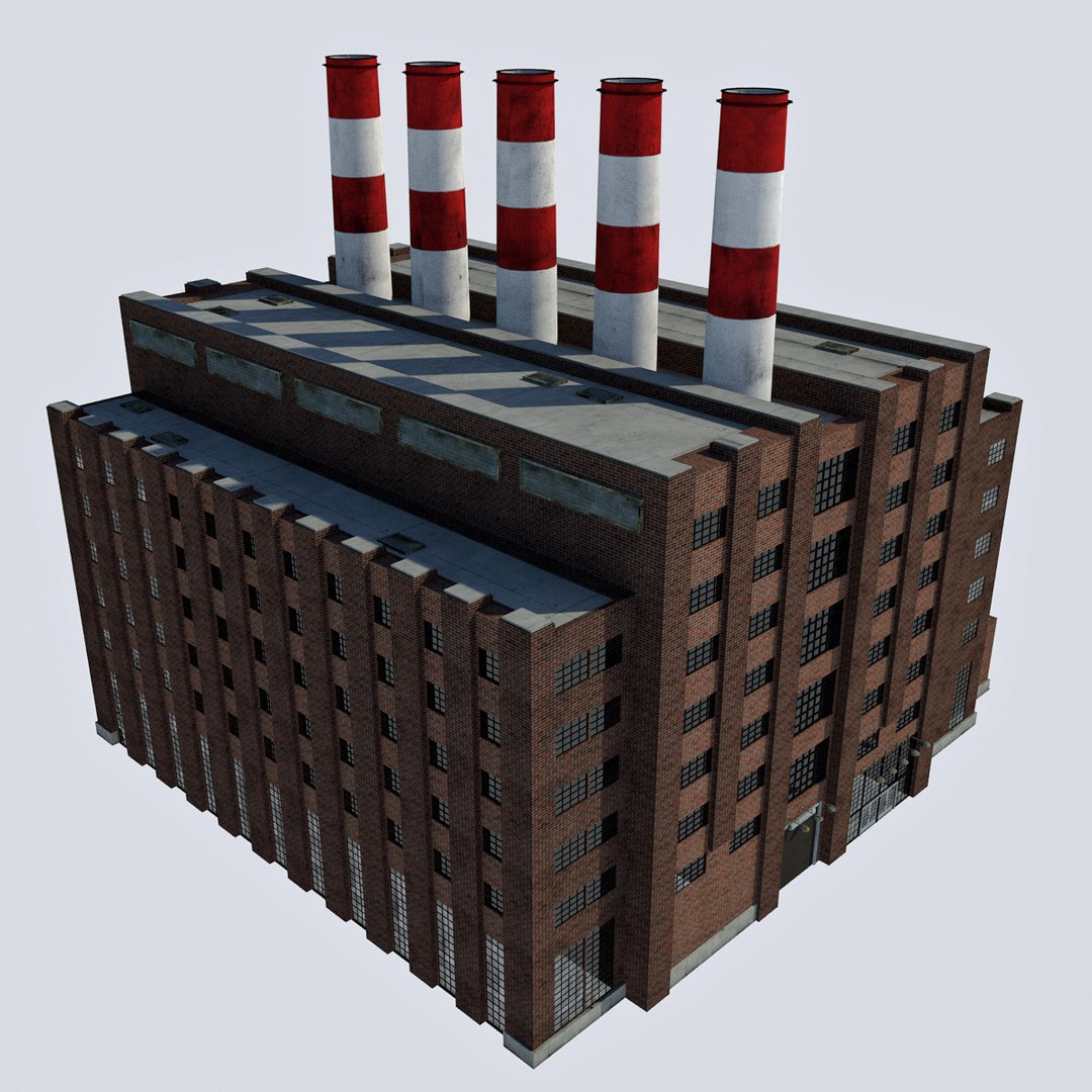 - Industrial Power Plant 3d Model