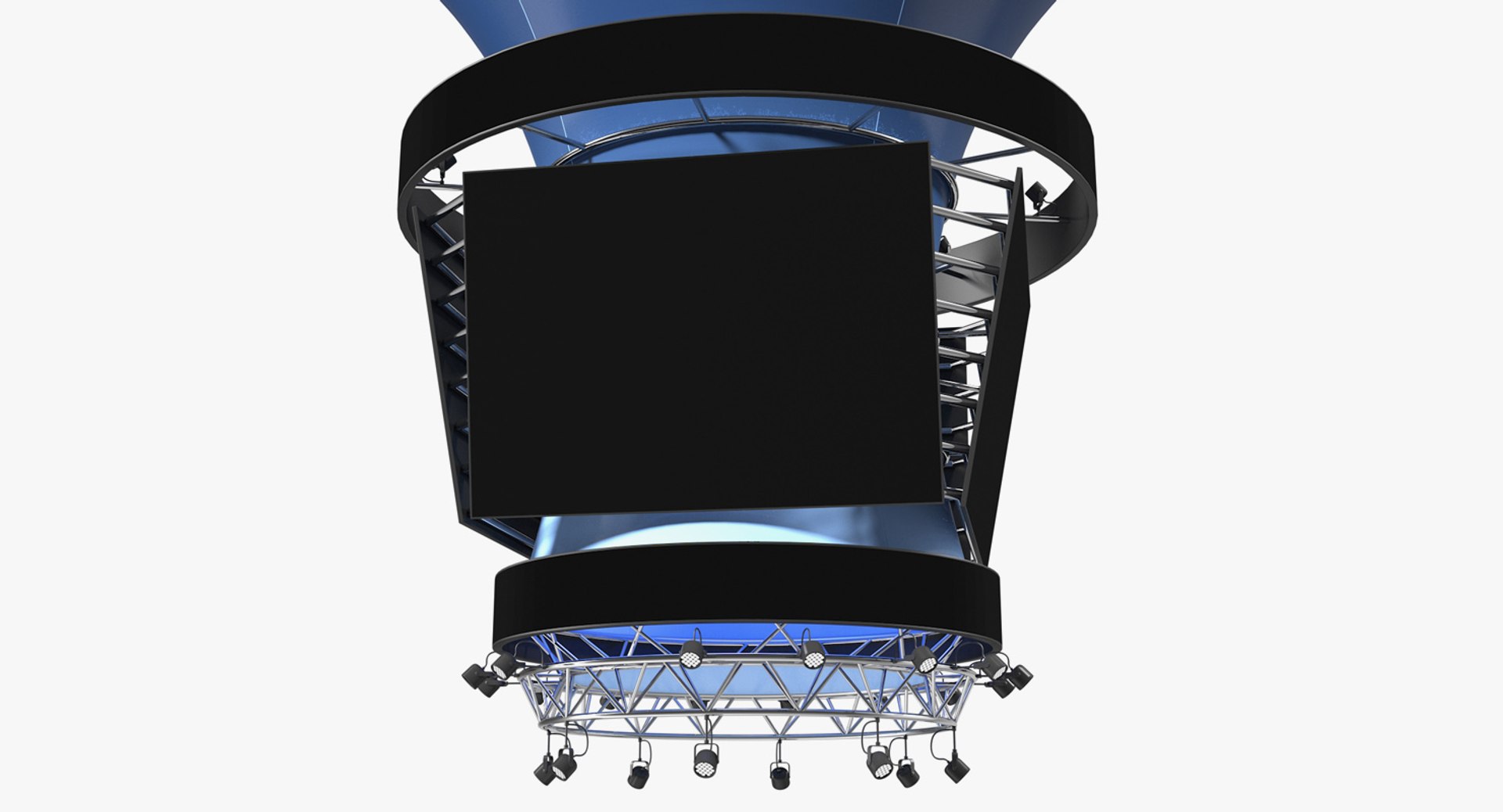 3D blank jumbotron - TurboSquid 1329008