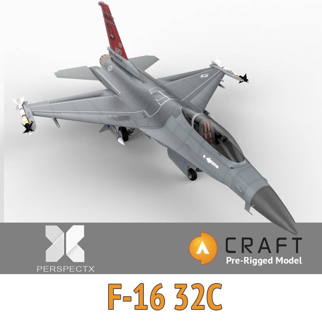3ds 8 Pre-rigged Aircraft Craft