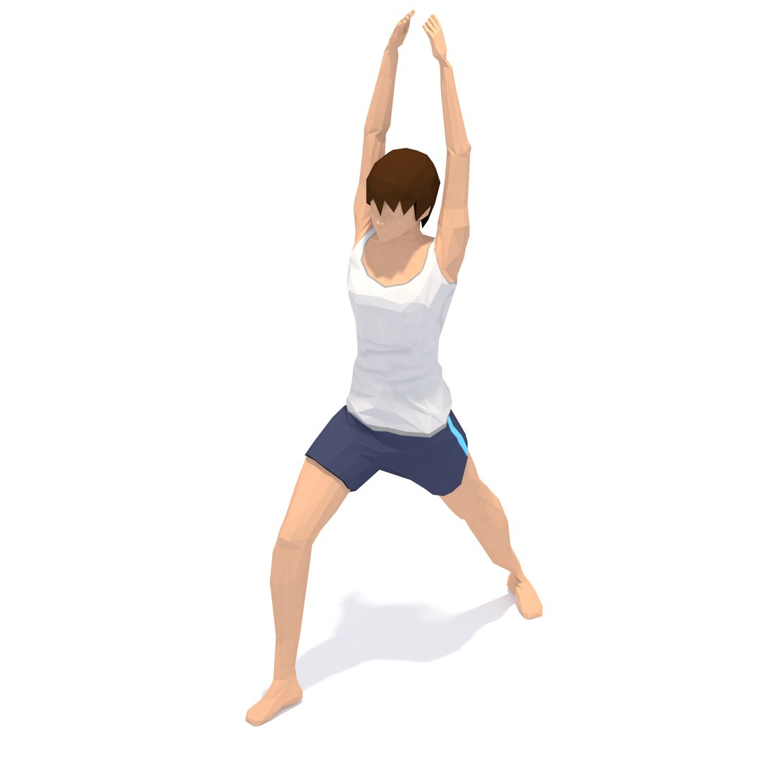 3D Animations Exercise Yoga Woman Model - TurboSquid 1708048