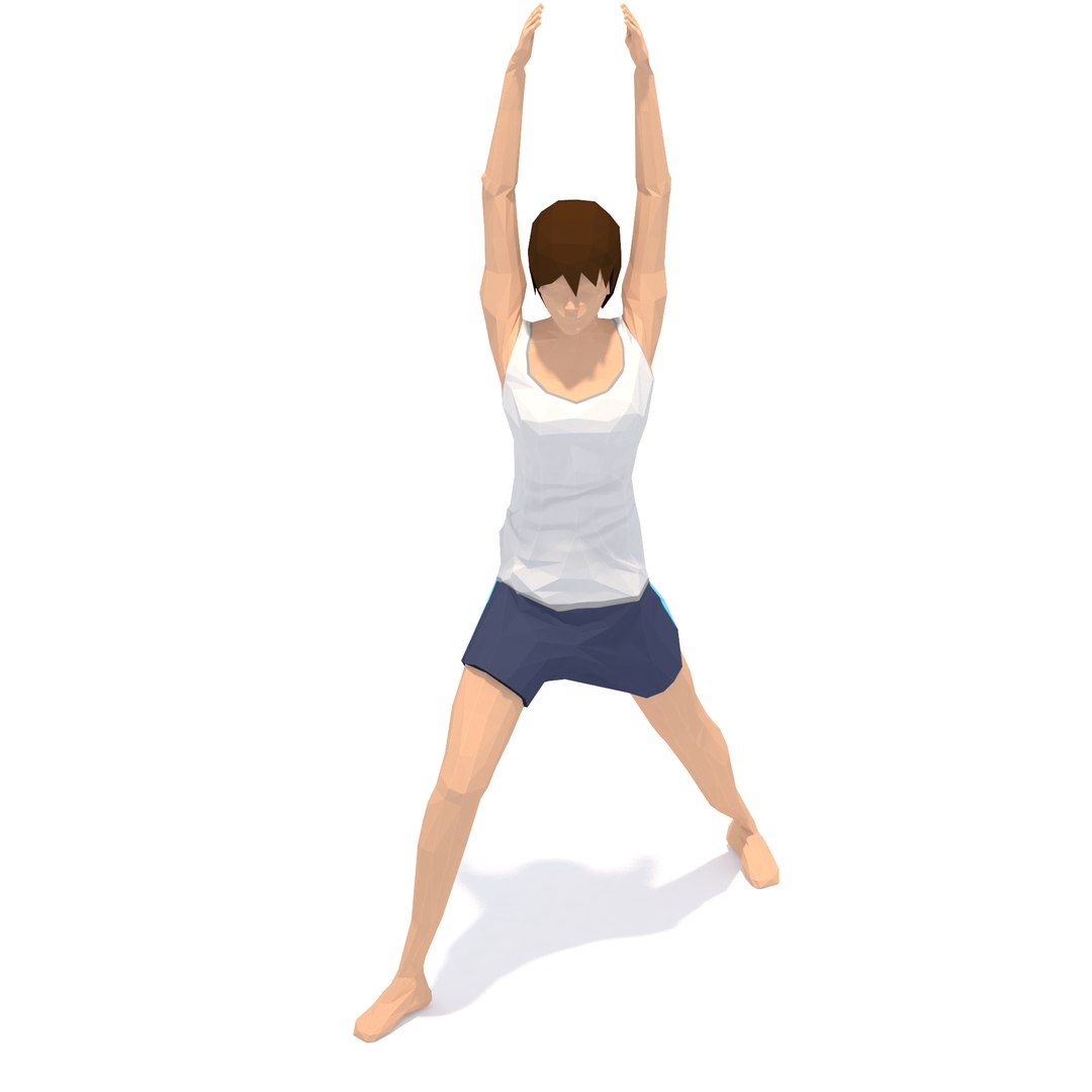 3D Animations Exercise Yoga Woman Model - TurboSquid 1708048