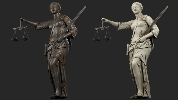 3D lady justice - TurboSquid 1705412
