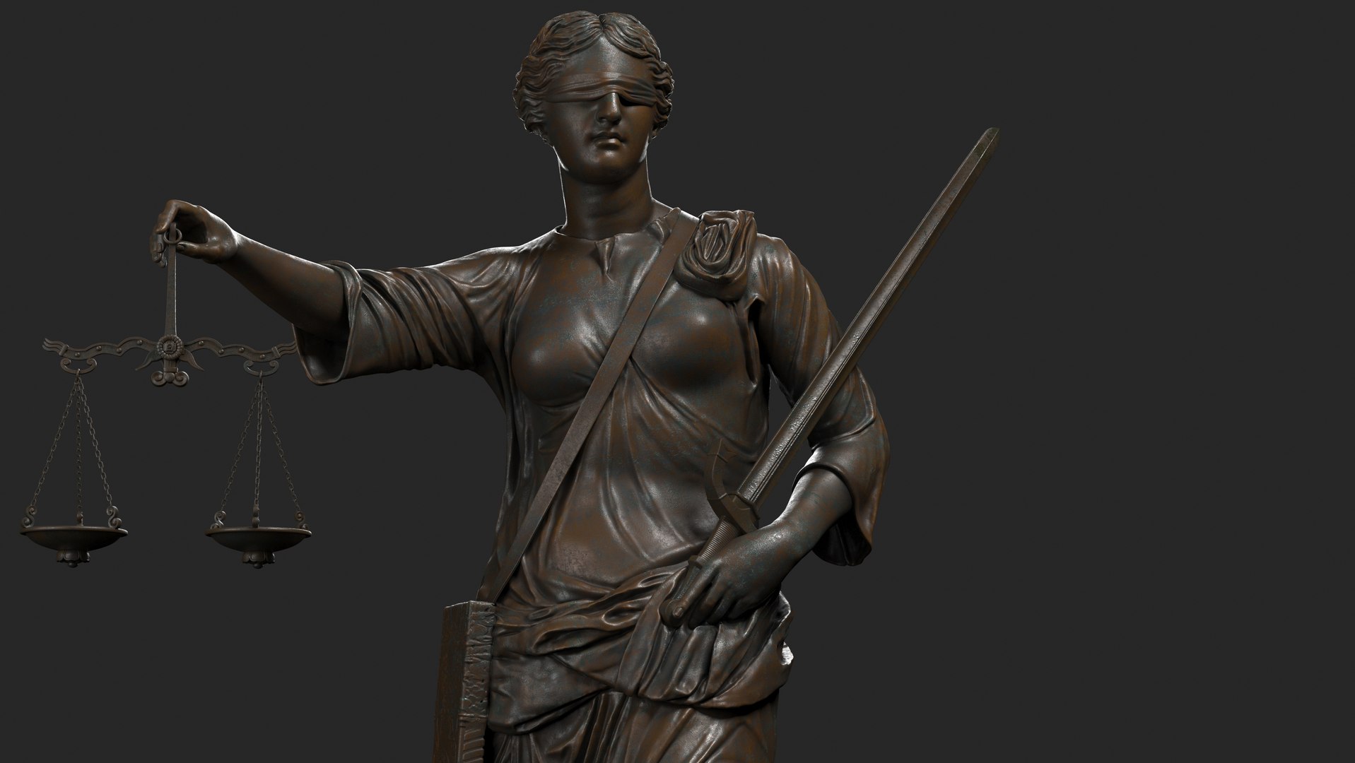 3D Lady Justice - TurboSquid 1705412