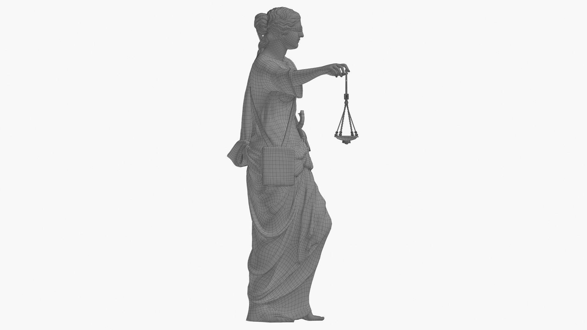 3D Lady Justice - TurboSquid 1705412