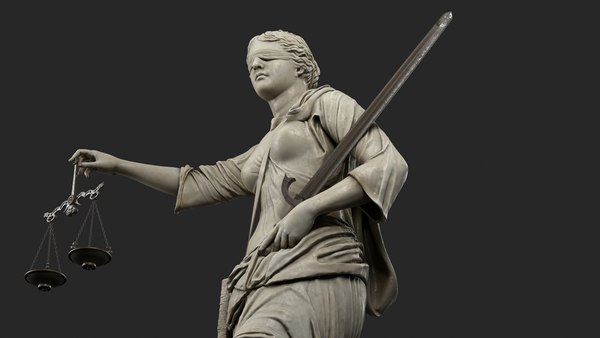 3D lady justice - TurboSquid 1705412