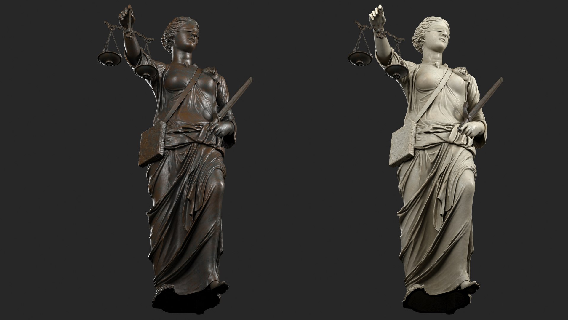 3D Lady Justice - TurboSquid 1705412