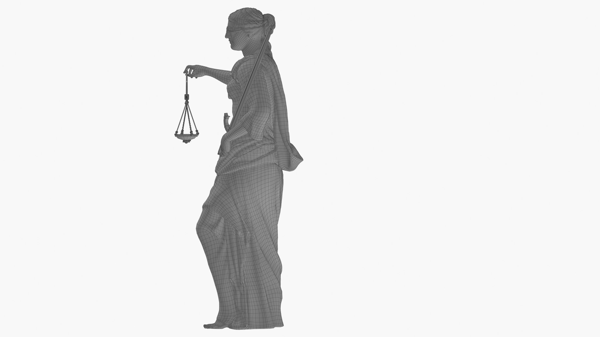 3D Lady Justice - TurboSquid 1705412
