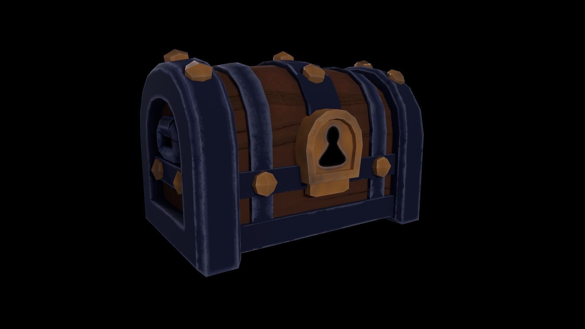 3D model Stylized Chest - Game Ready - Low Poly PBR 3D Model ...