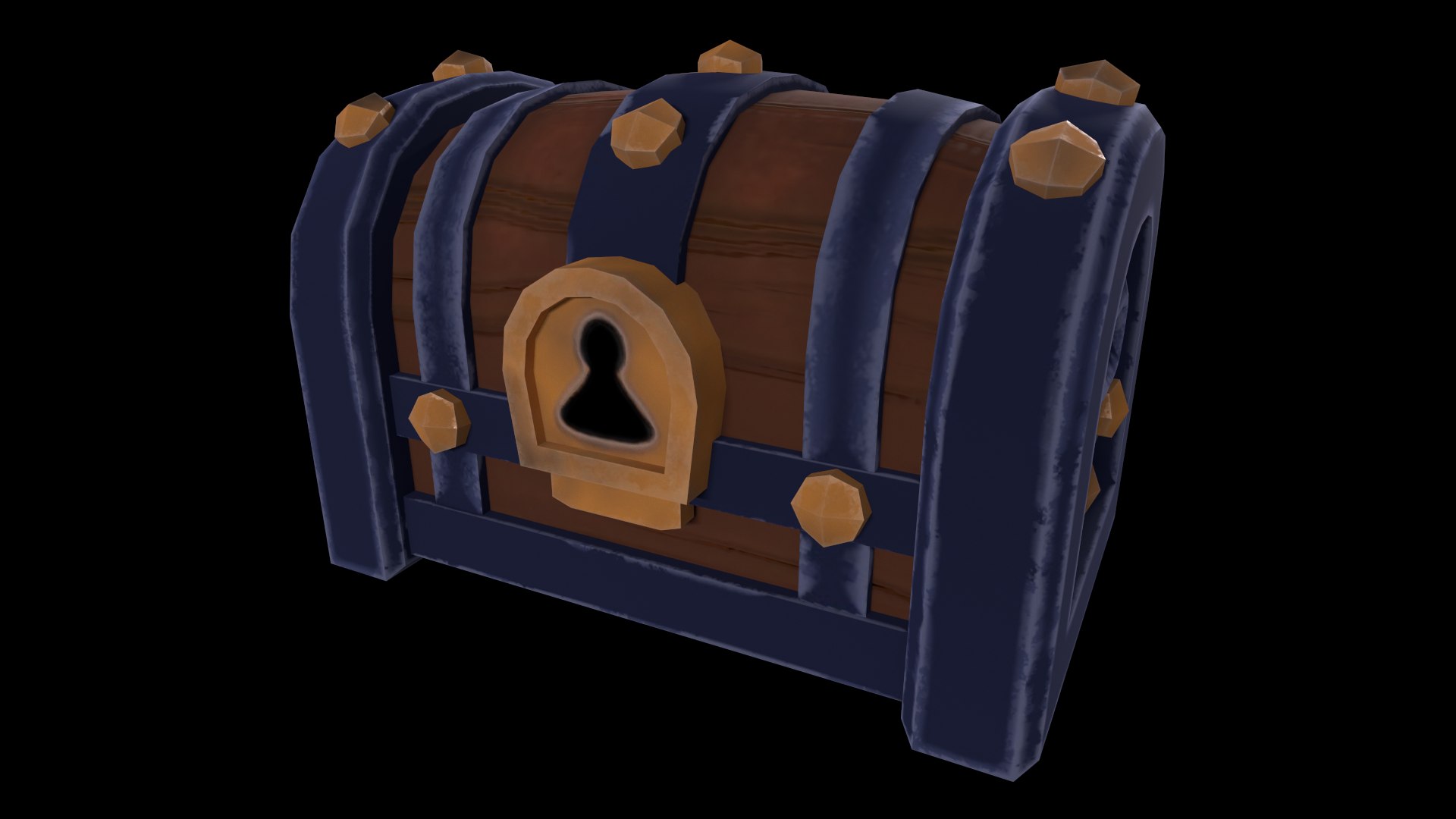 3D model Stylized Chest - Game Ready - Low Poly PBR 3D Model ...