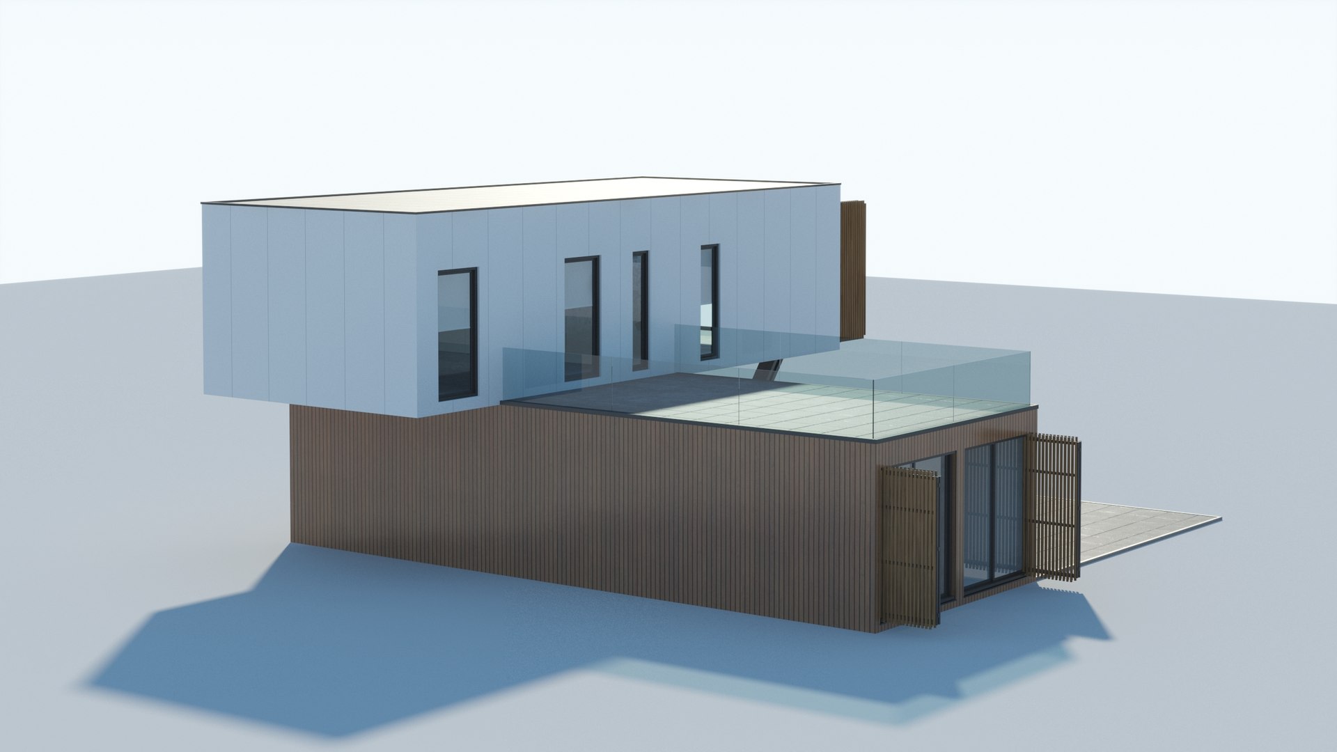 3D Container House Model - TurboSquid 2247169