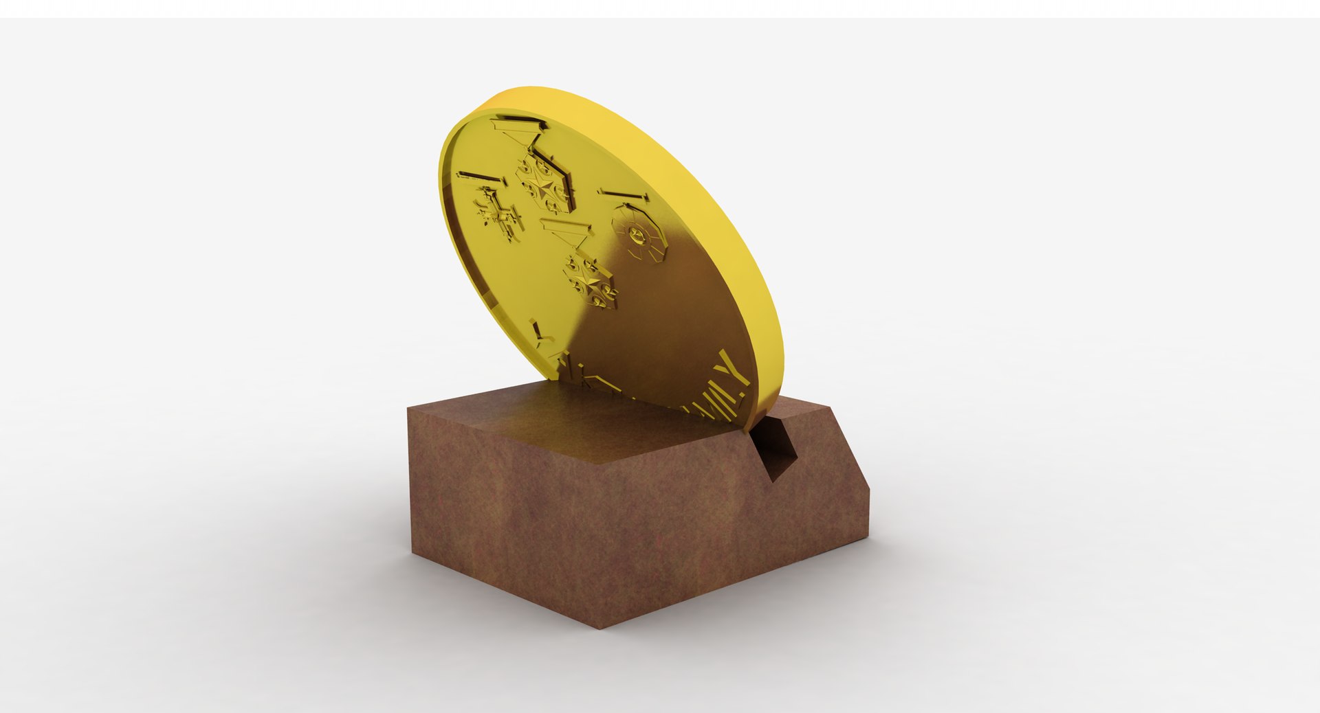 Gold Coin Da 3D - TurboSquid 1164978