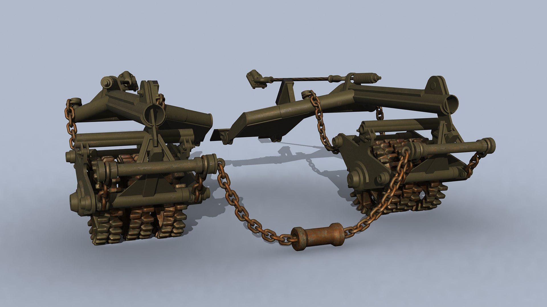 KMT-5M Tank Mine Roller 3D Model - TurboSquid 1722379