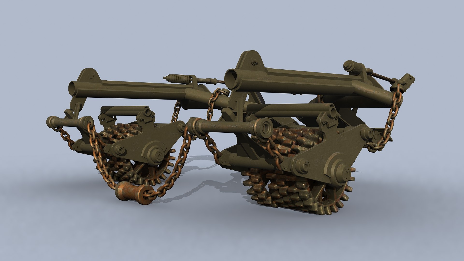 KMT-5M Tank Mine Roller 3D Model - TurboSquid 1722379