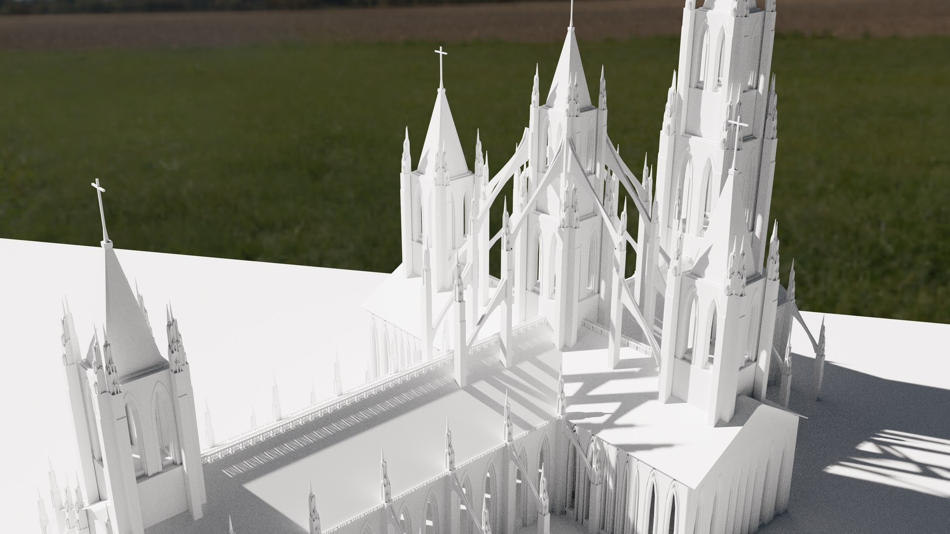 Original Gothic Cathedral 3D Model - TurboSquid 1341604