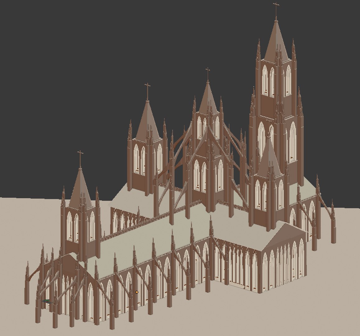 Original Gothic Cathedral 3D Model - TurboSquid 1341604