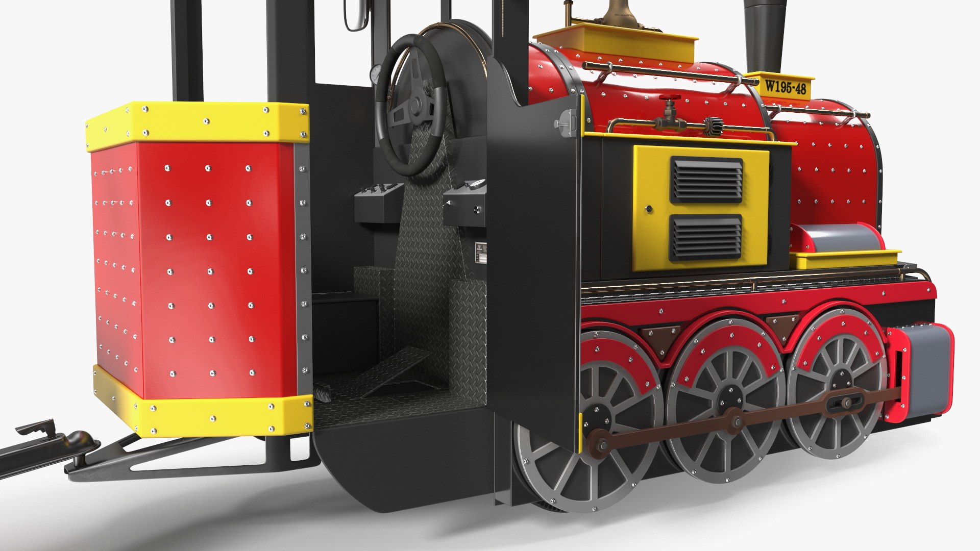 3D Locomotive Children Mini Express - TurboSquid 2060352