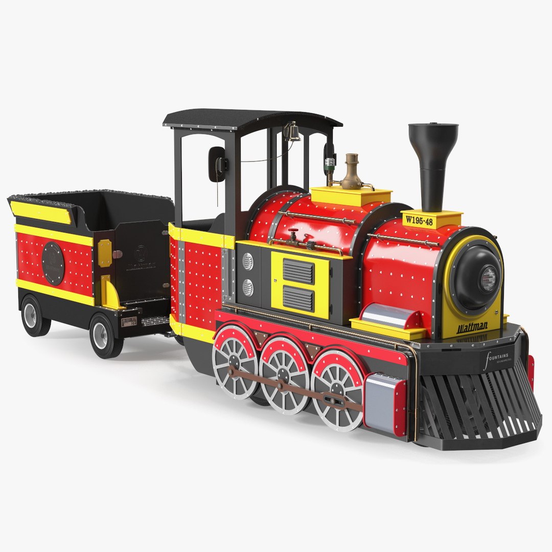 3D Locomotive Children Mini Express - TurboSquid 2060352