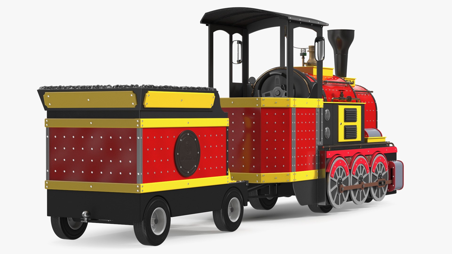 3D Locomotive Children Mini Express - TurboSquid 2060352