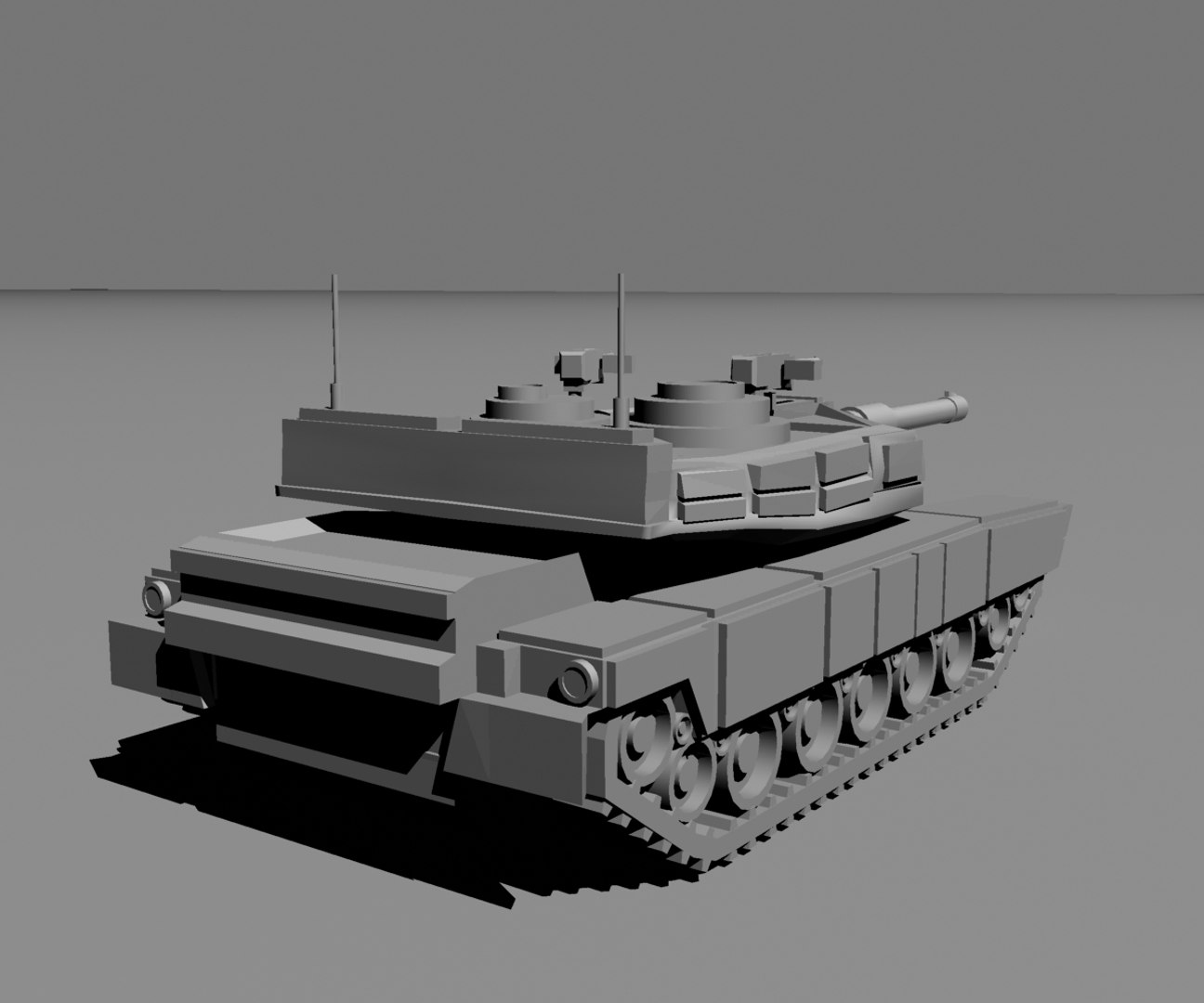 3d tank m1a abrams