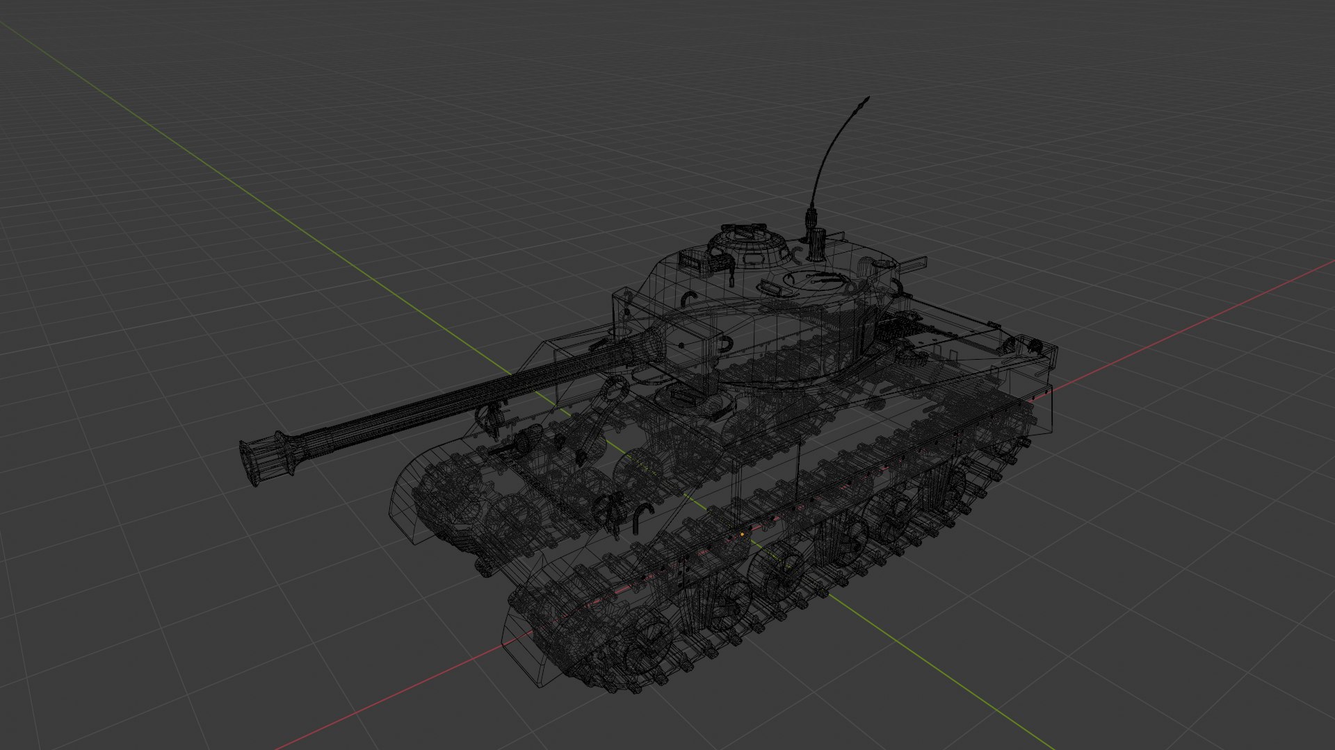 3D Sherman M4A2 76W - TurboSquid 2196077