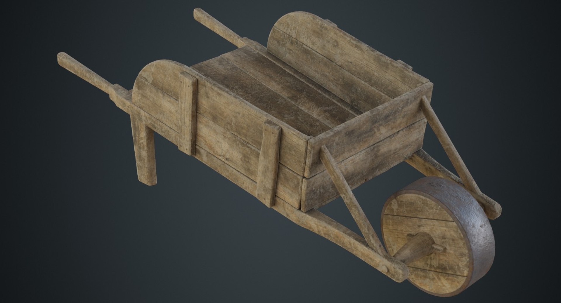Wheelbarrow 3b 3D Model - TurboSquid 1420259