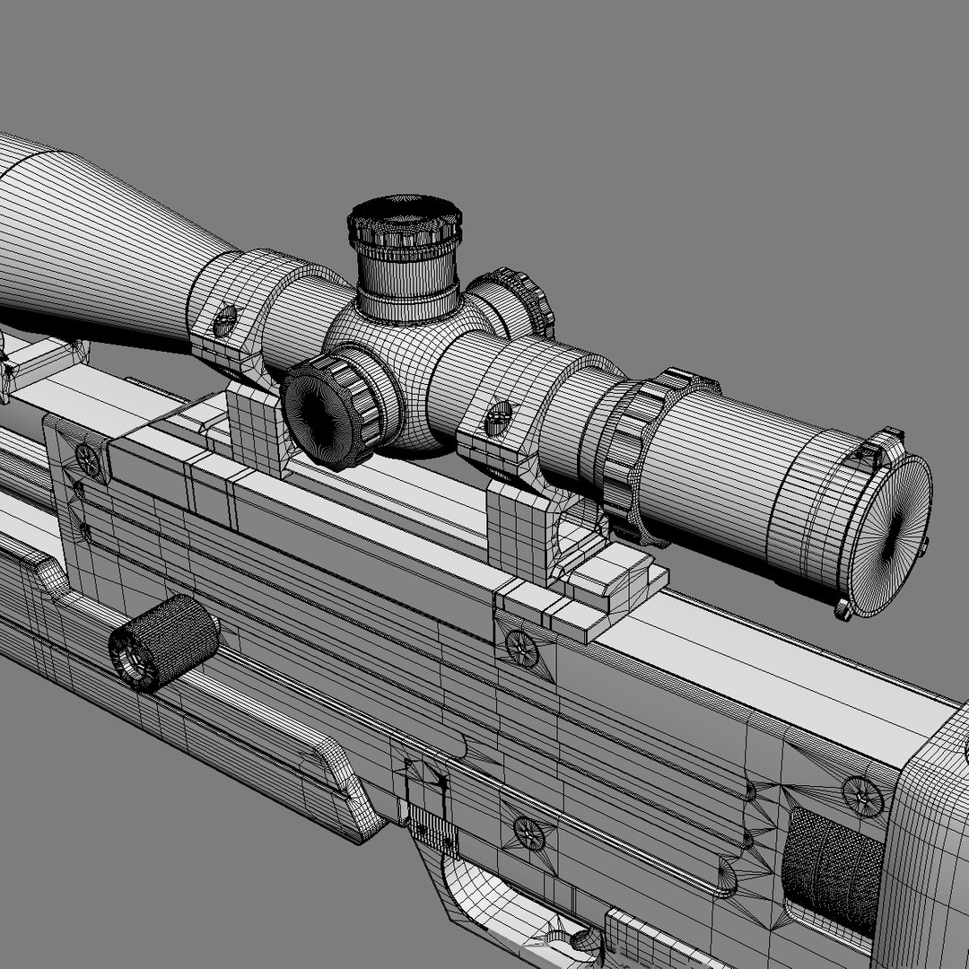 3d Sniper Rifle Walther Wa Model