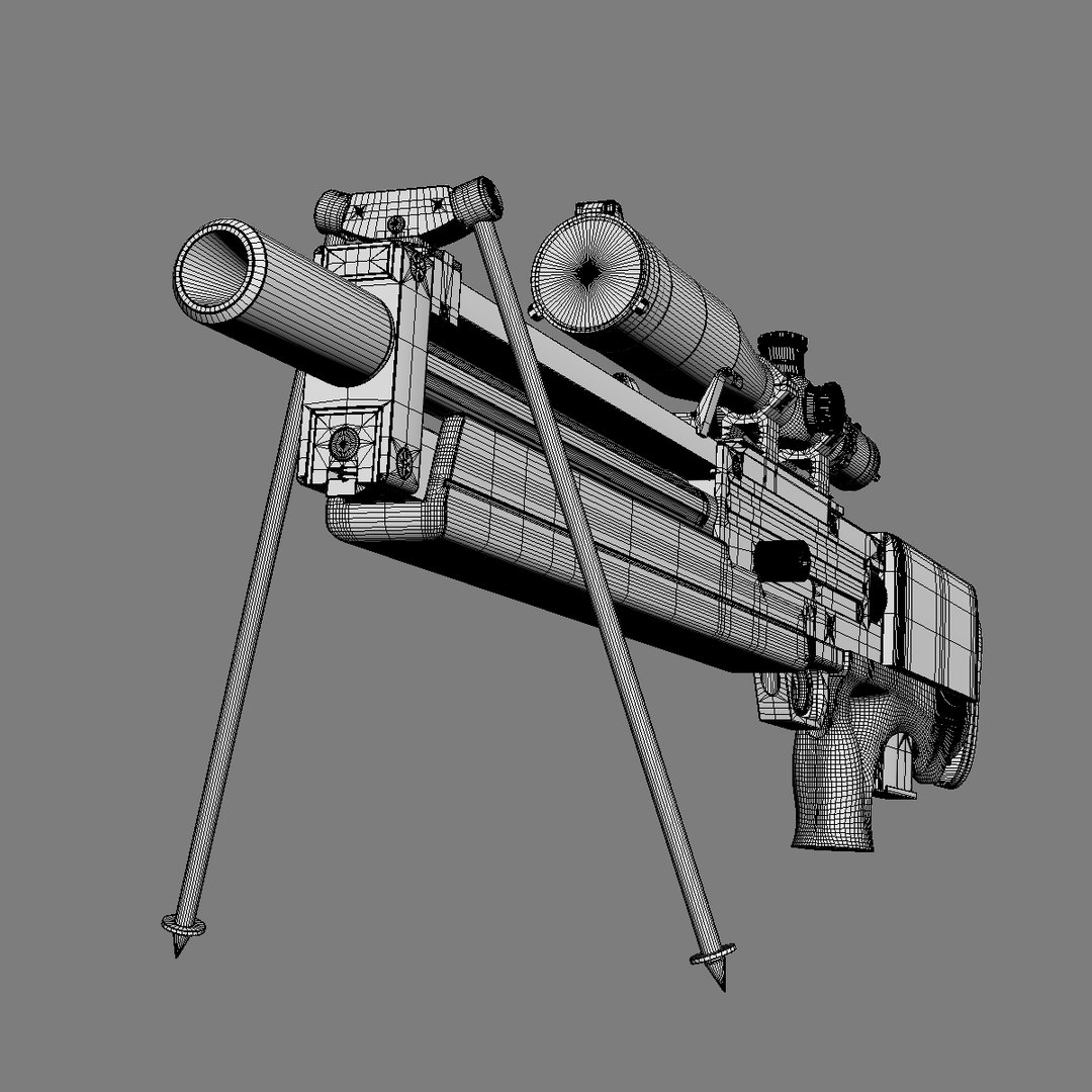 3d sniper rifle walther wa model