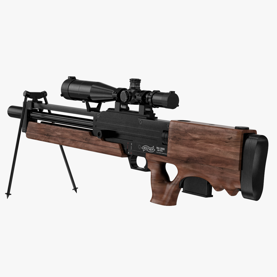 3D модель Walther WA 2000 - TurboSquid 816338