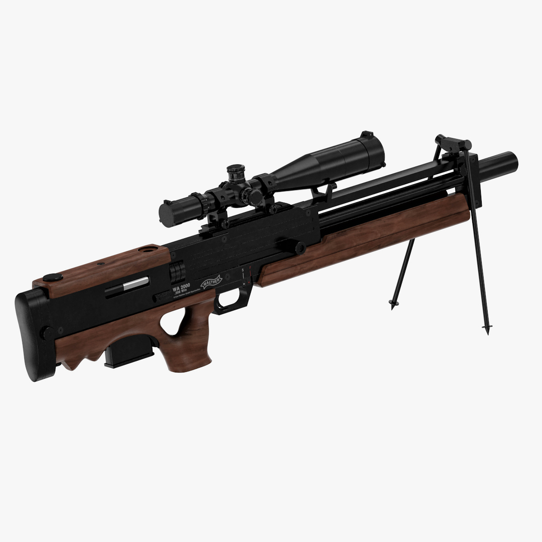 3D модель Walther WA 2000 - TurboSquid 816338