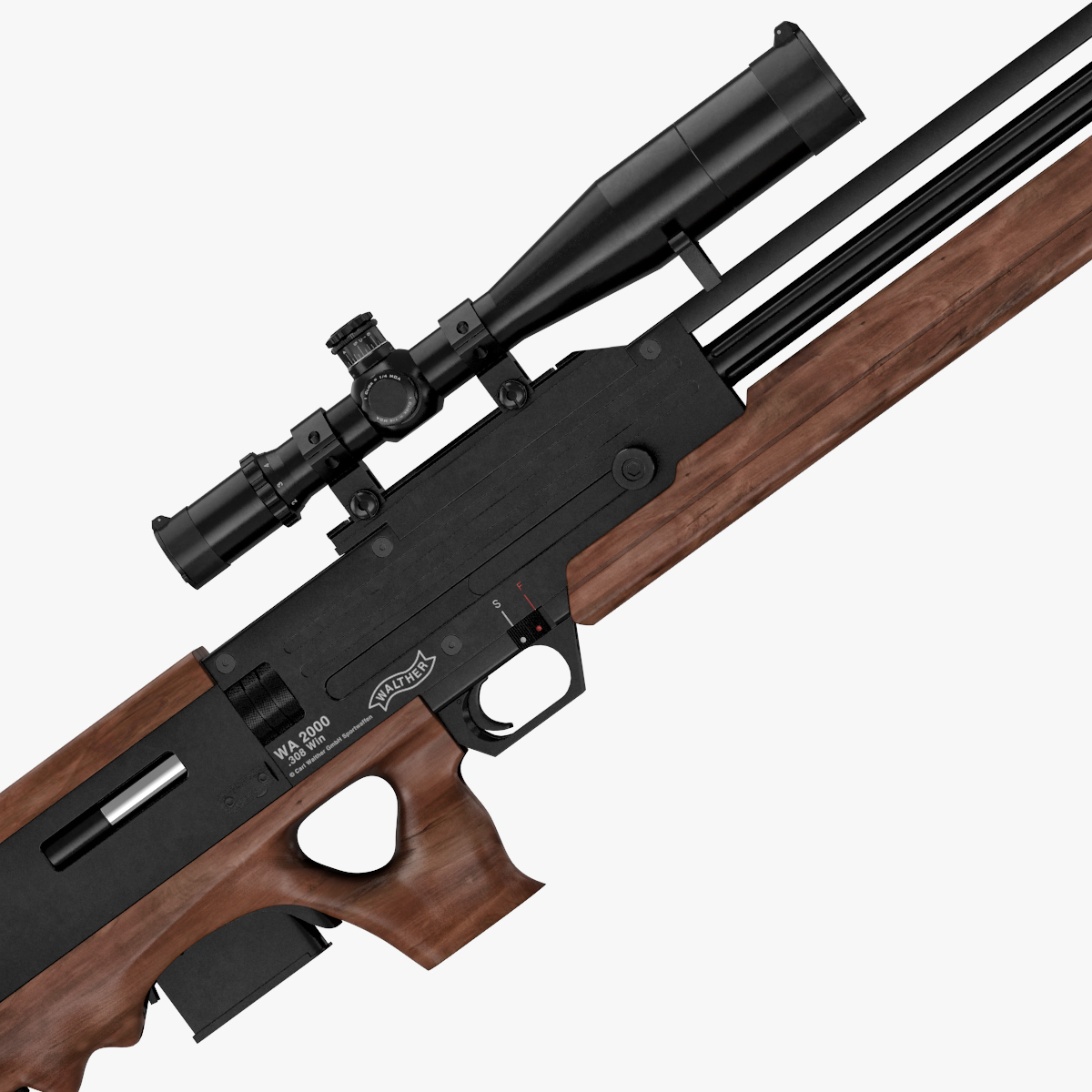 3D модель Walther WA 2000 - TurboSquid 816338