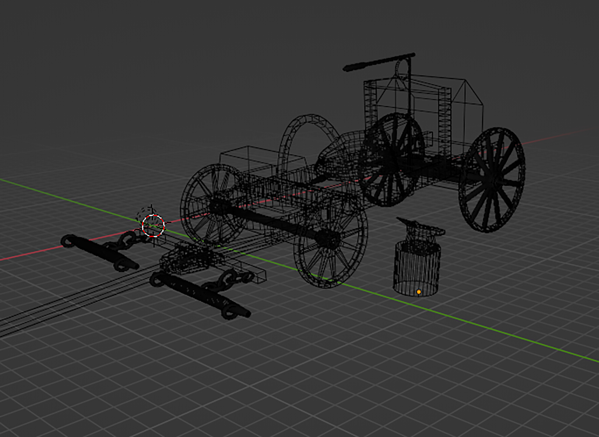 modelo 3d Napoleonic Mobile Forge - TurboSquid 1996236