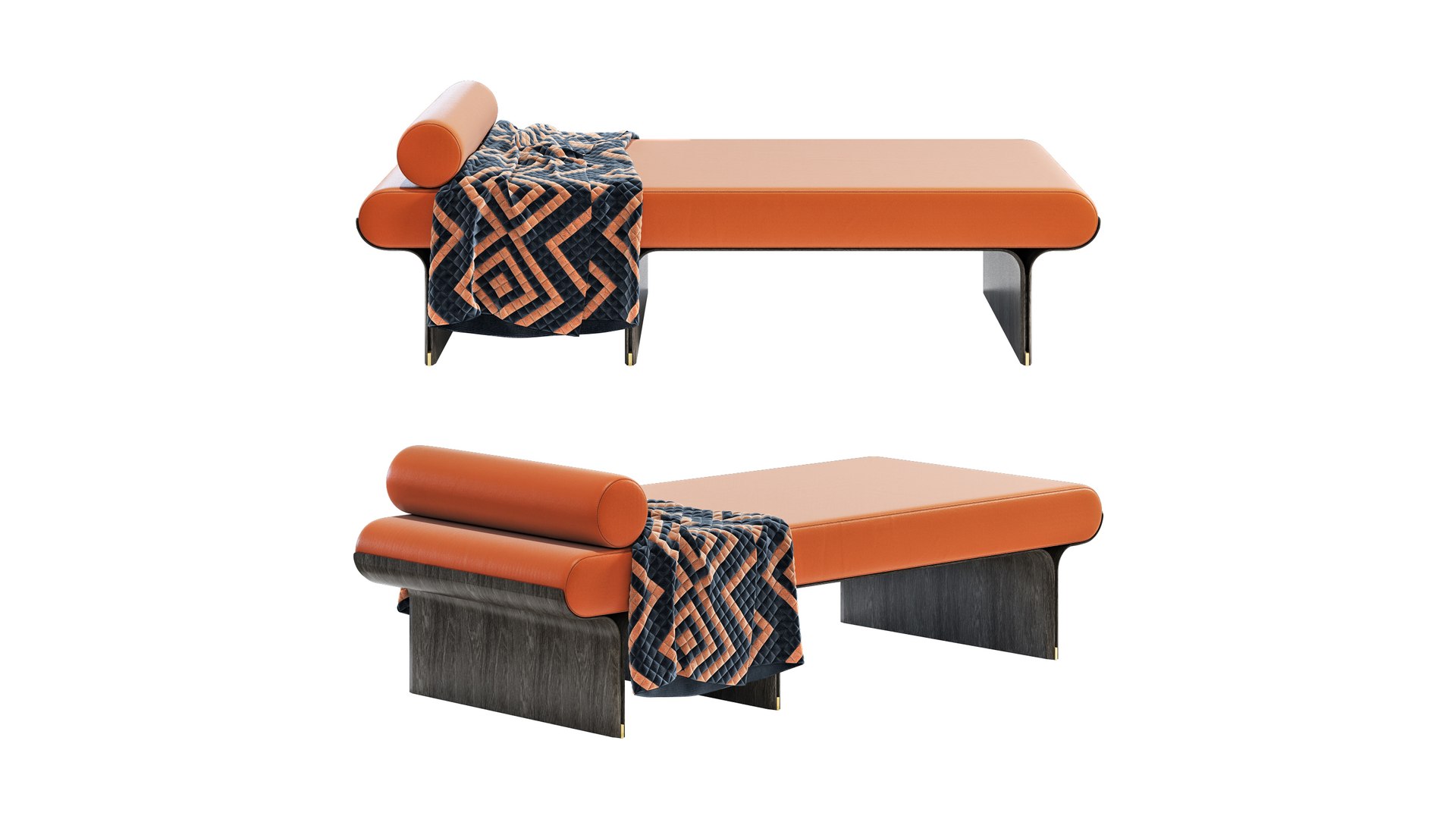 3D Model Gallotti And Radice Stami-daybed - TurboSquid 2127583