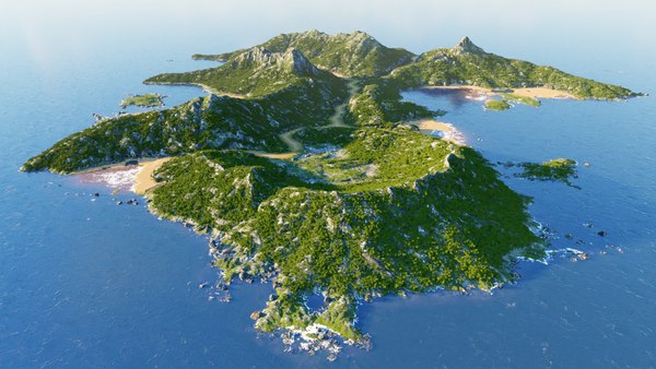 Habitable island 3D - TurboSquid 1861095