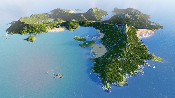 Habitable island 3D - TurboSquid 1861095