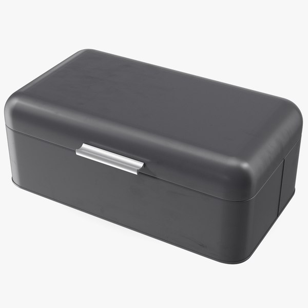 modelo 3d Panera Metálica Negra Limpia - TurboSquid 1902763