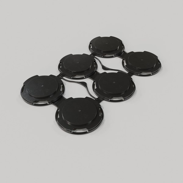 6-Pack - Snap Lid Carrier 3D model - TurboSquid 1973682