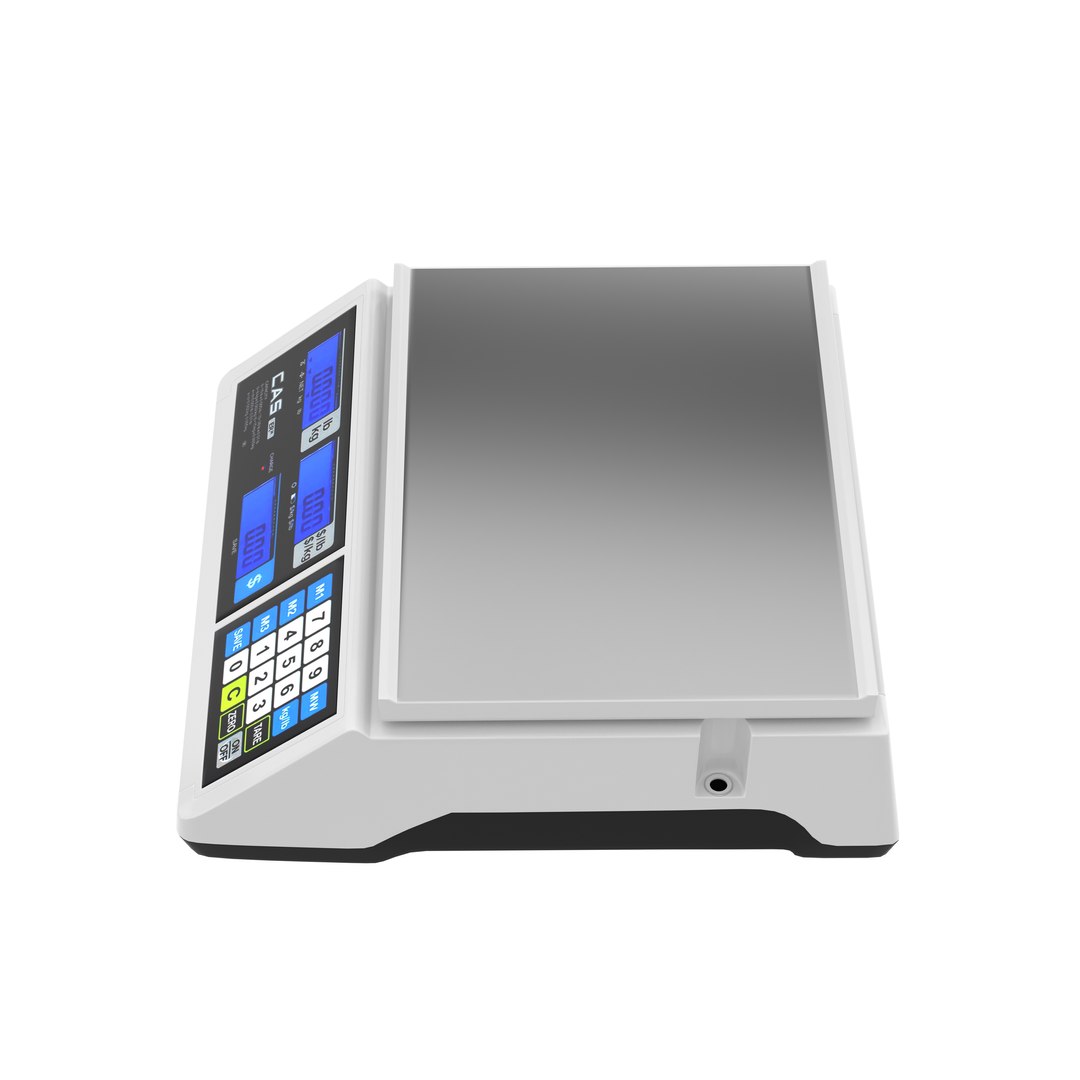 3D Model Price Computing Scale CAS ER-JR - TurboSquid 2124383