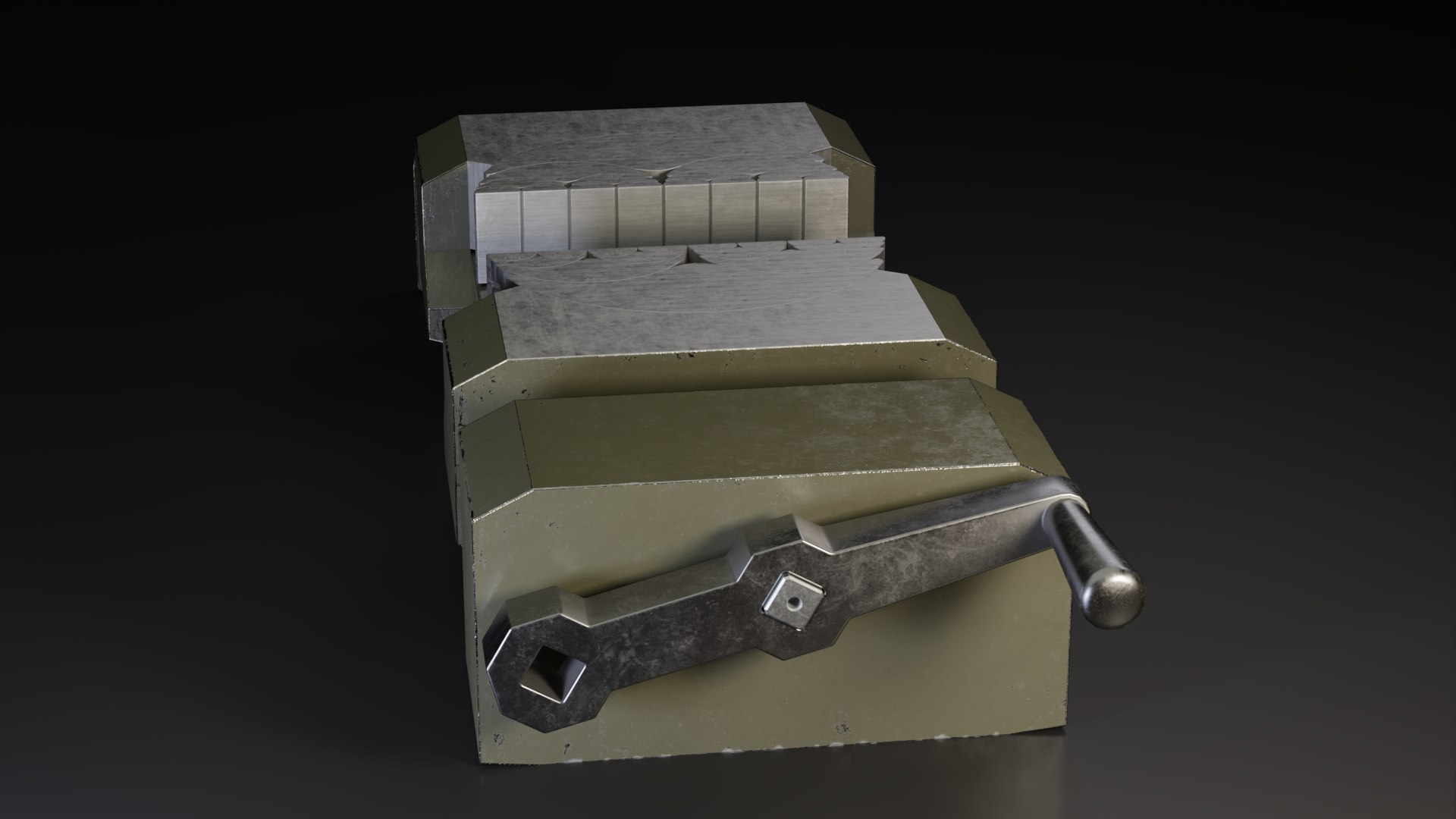 3D Fractal Vise - TurboSquid 1998418