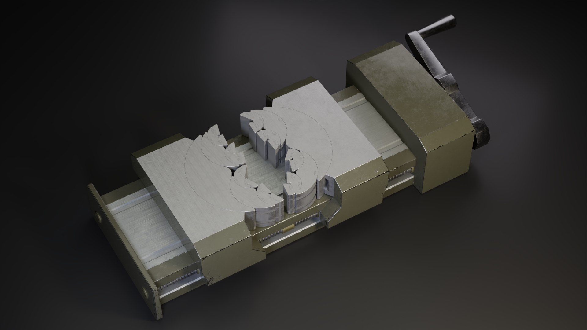 3D Fractal Vise - TurboSquid 1998418