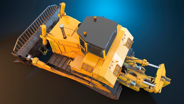 3D модель Бульдозер ПБР - TurboSquid 2160047