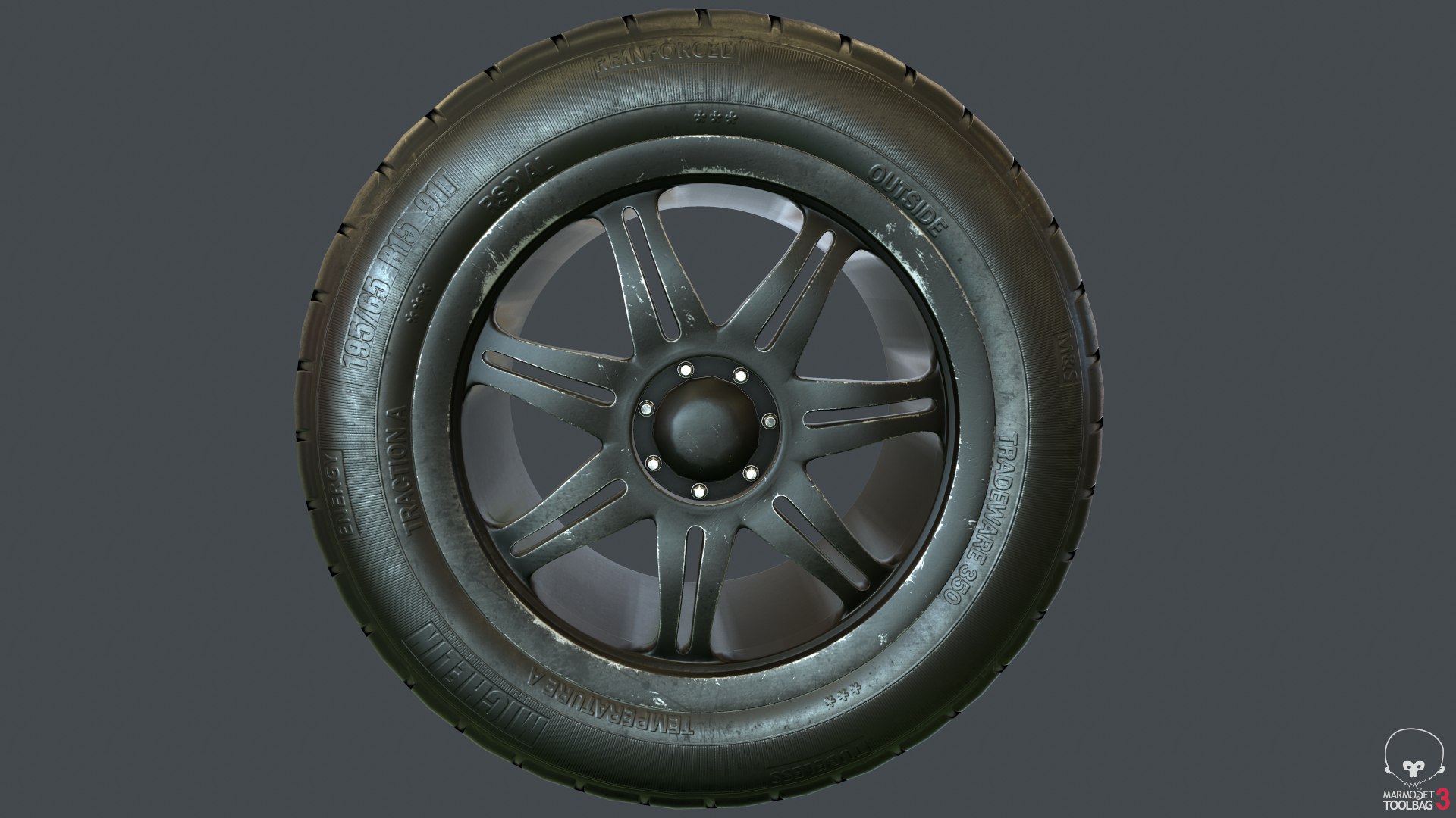 3D Car Tyre - TurboSquid 1463580