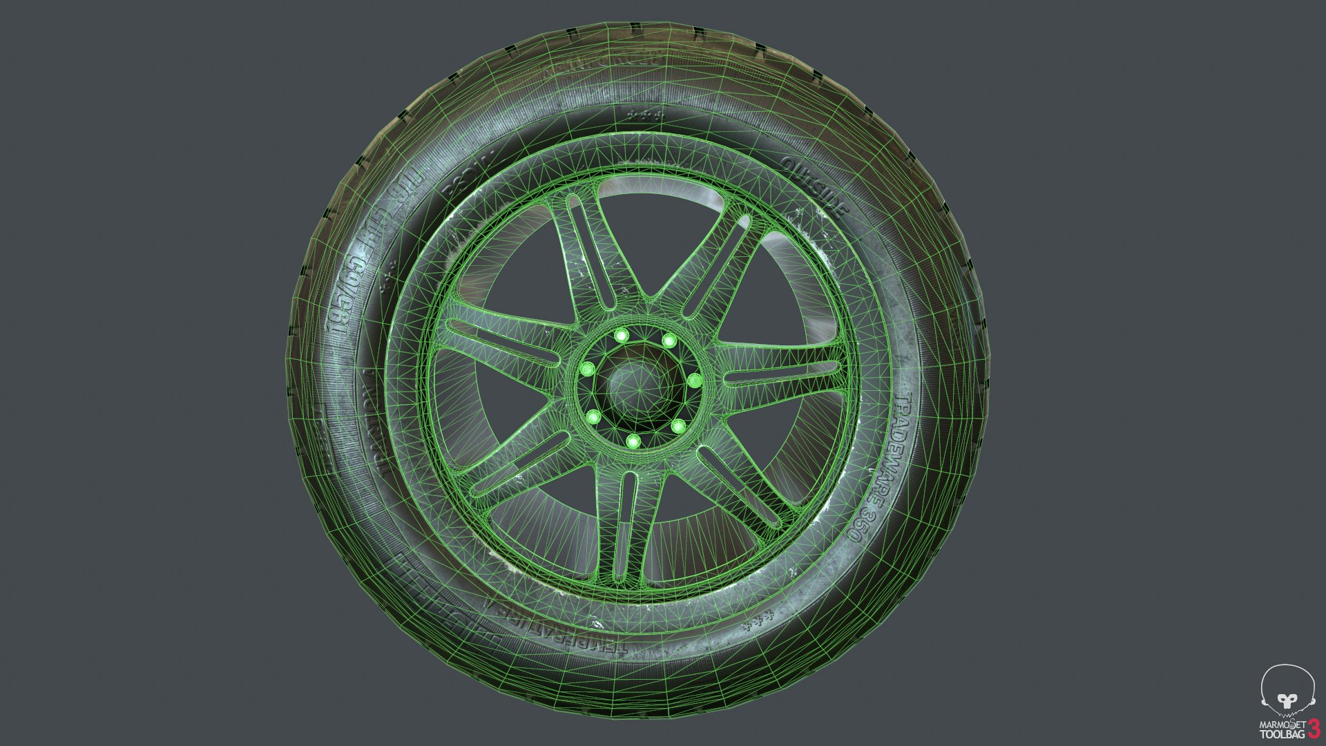 3D Car Tyre - TurboSquid 1463580