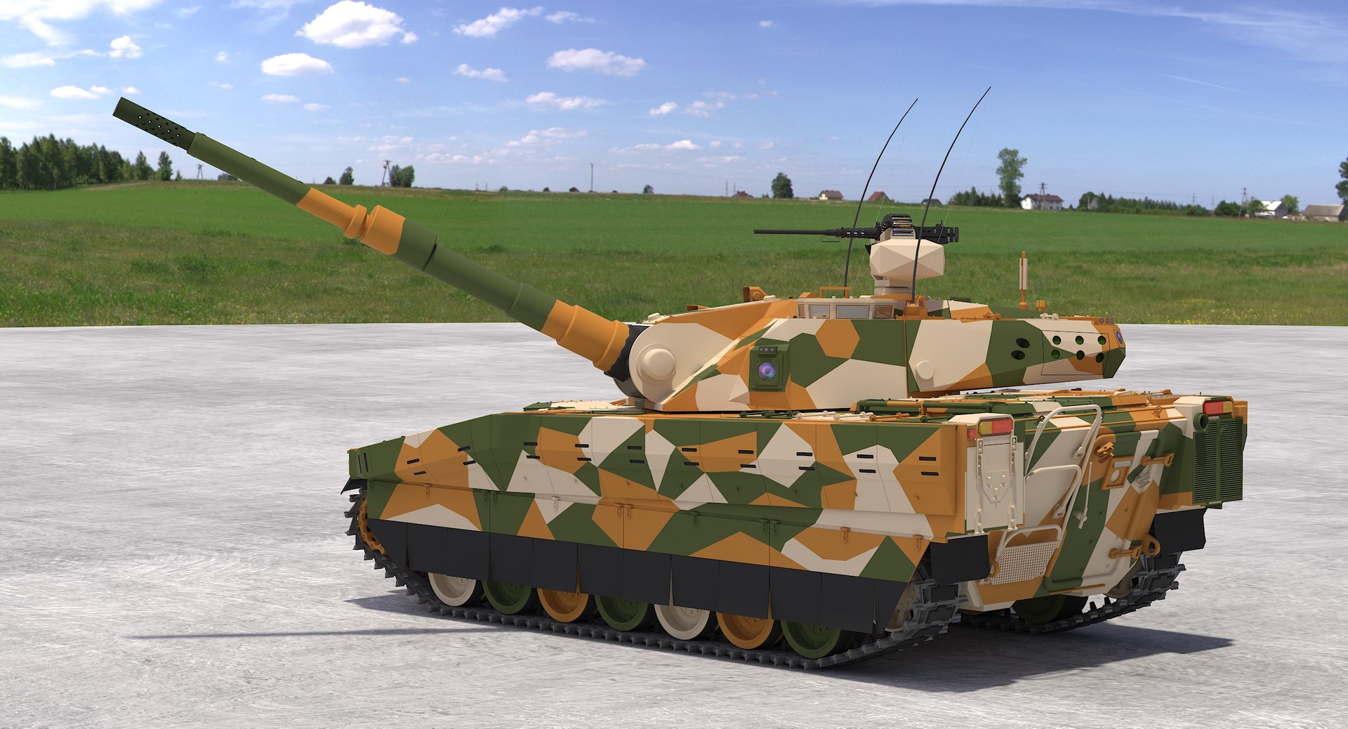 3D cv90 120-t light tank - TurboSquid 1168278