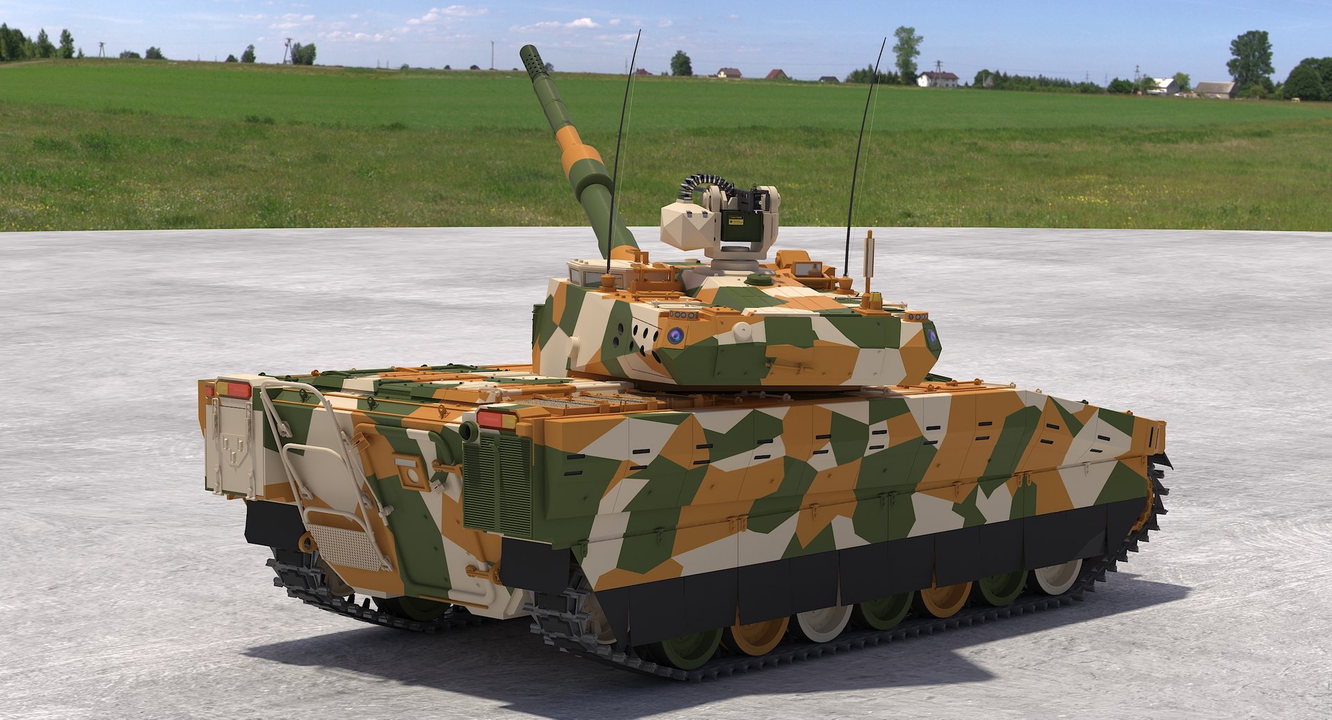 3D cv90 120-t light tank - TurboSquid 1168278