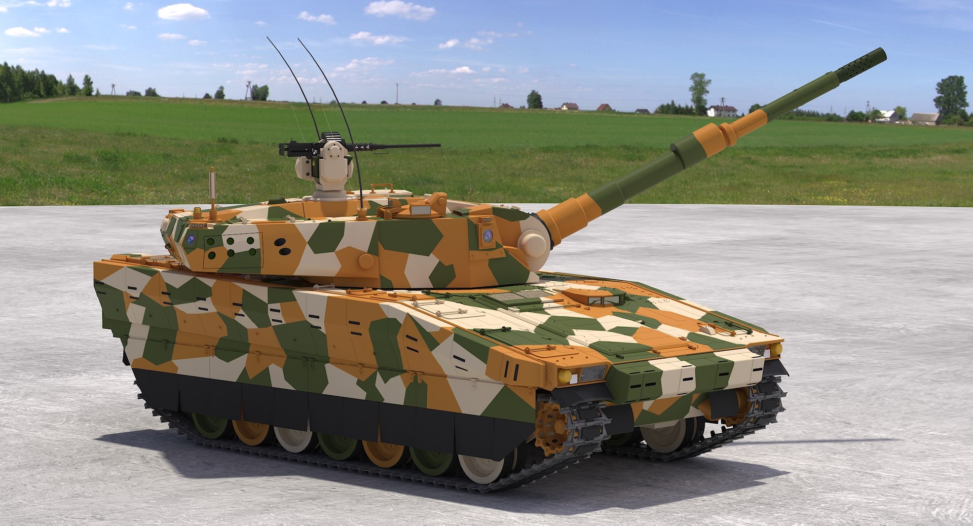 3D cv90 120-t light tank - TurboSquid 1168278