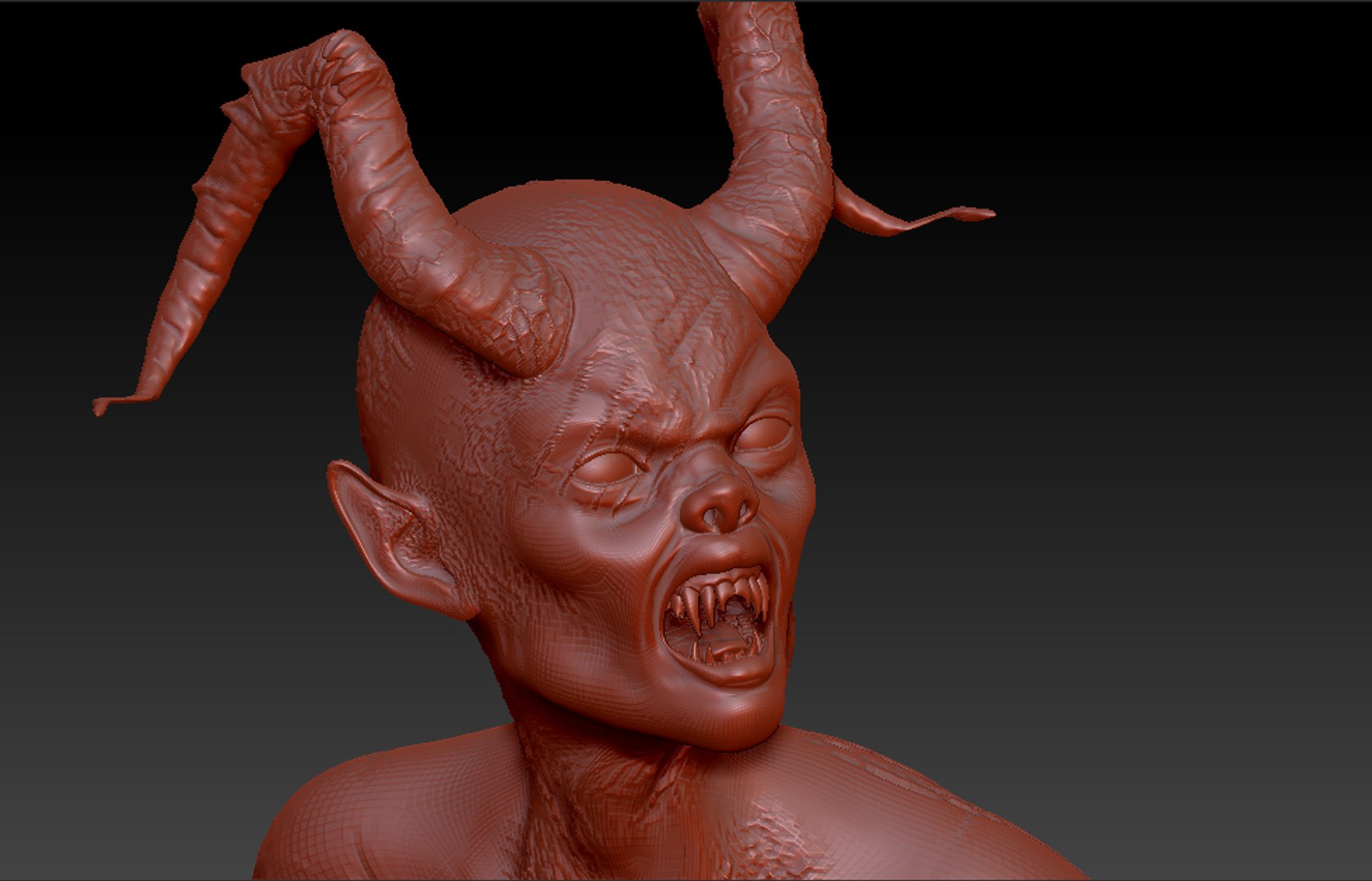3d model demon