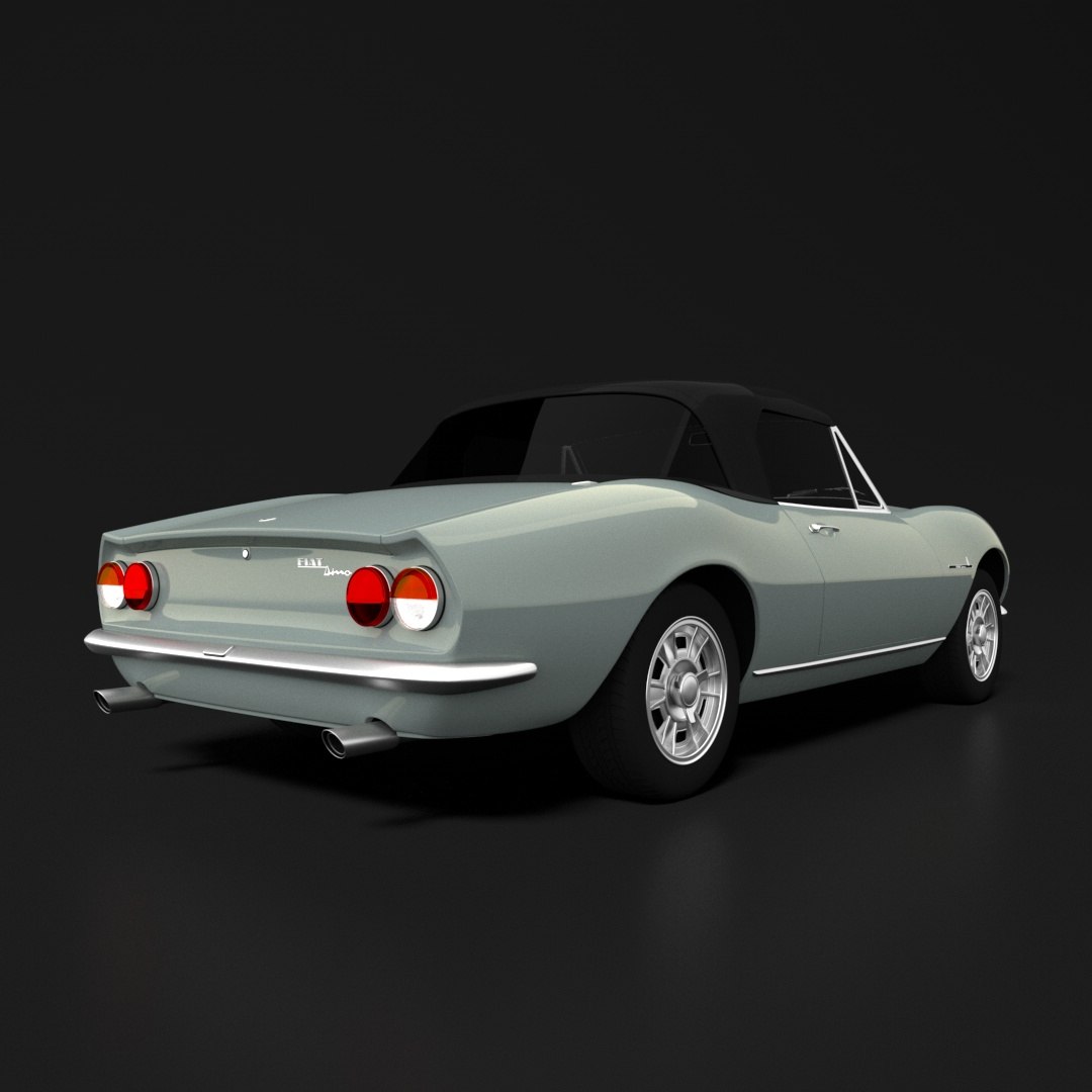 3D Fiat Dino Spider Model - TurboSquid 2326340