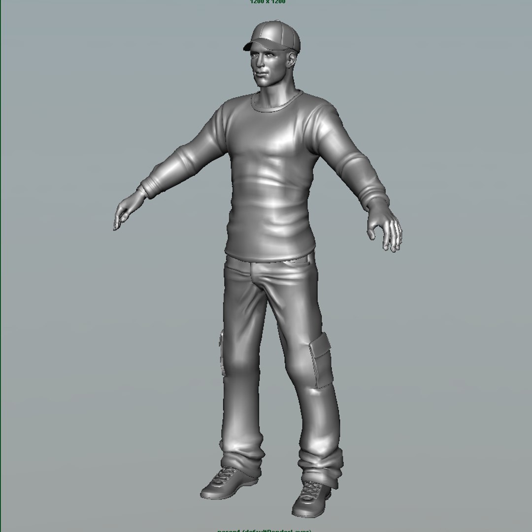 3d Model Male Man